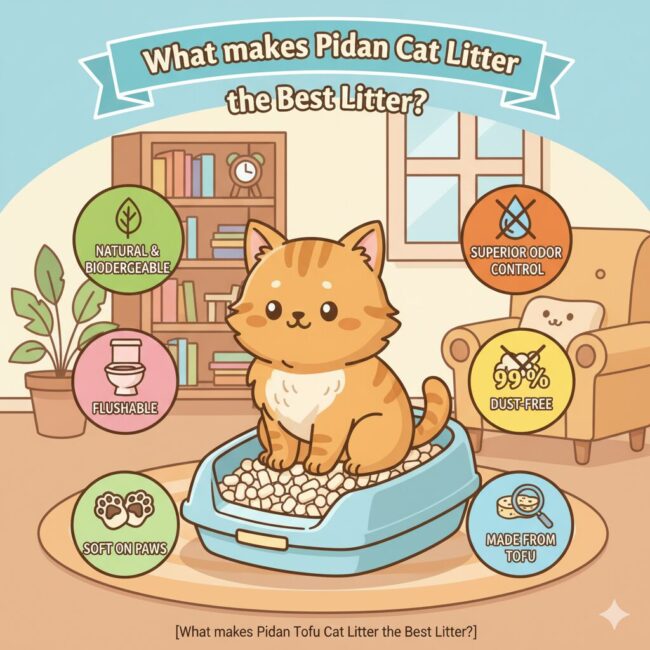 8 Facts About Pidan Tofu Cat Litter the best litter box
