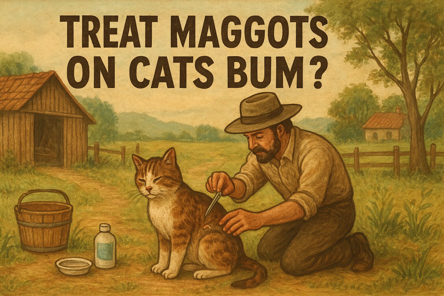 Maggots on Cats Bum: Treatment & Prevention